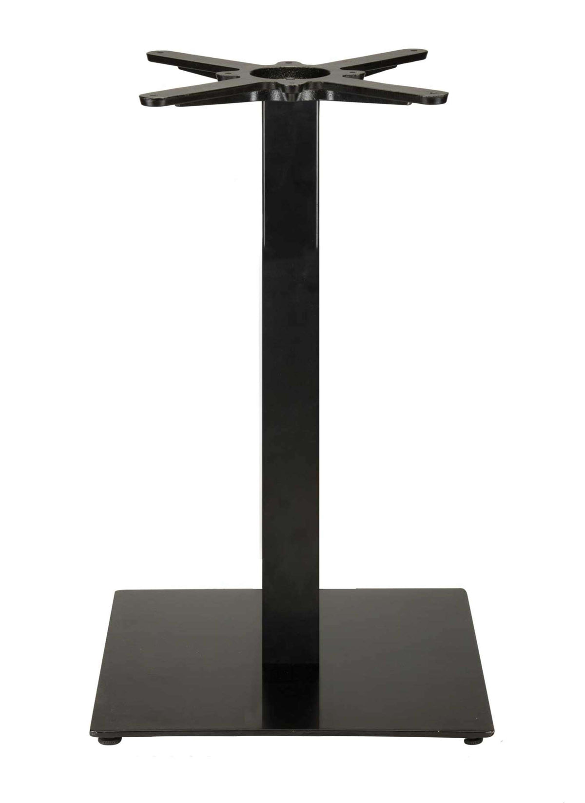 BLACK TABLE BASE WITH BASE SPREAD OF 18" X 18" — Hekman Contract