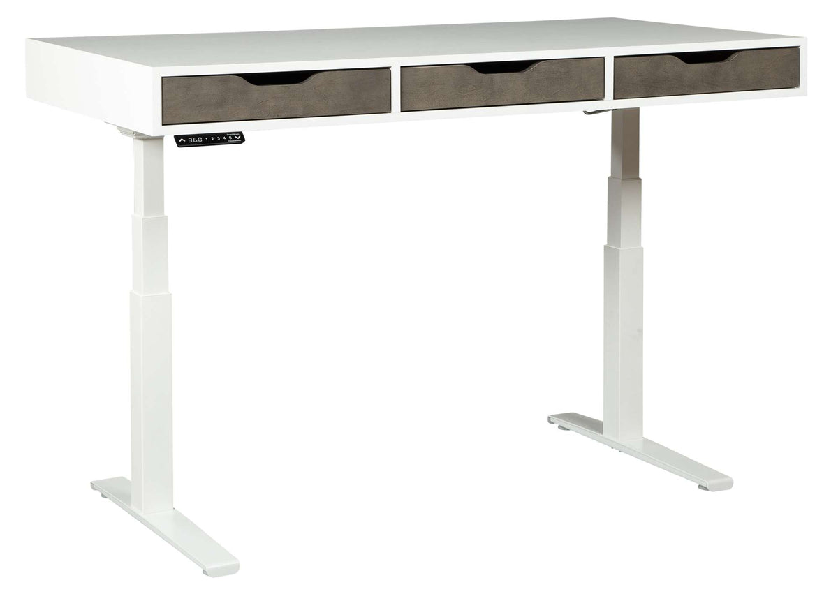 CUSTOM ADJUSTABLE HEIGHT DESK — Hekman Contract
