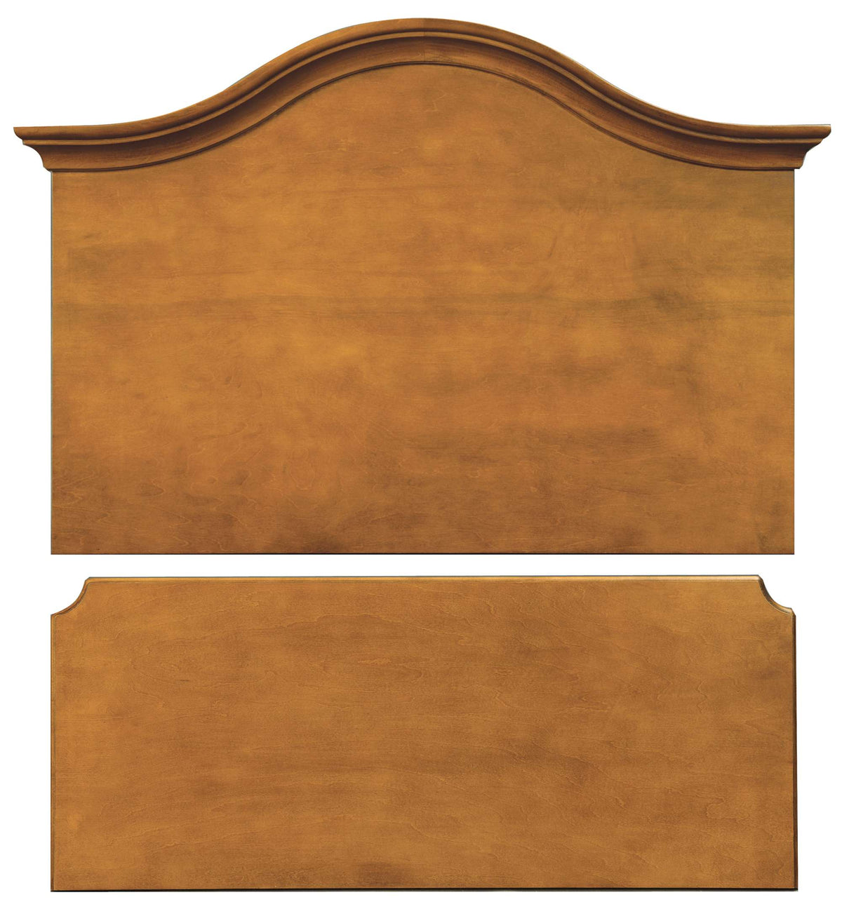 EMERSON CUSTOM PRE-BORED ARCHED MEDICAL HEADBOARD/FOOTBOARD SET ...