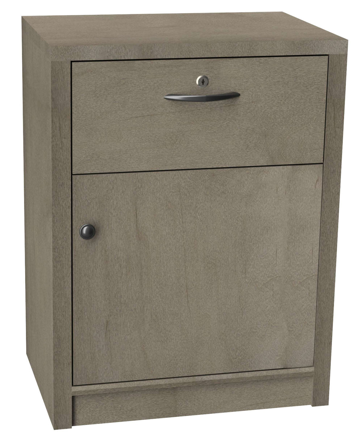 ZEELAND ONE DOOR, ONE DRAWER BEDSIDE CABINET WITH LOCK — Hekman Contract